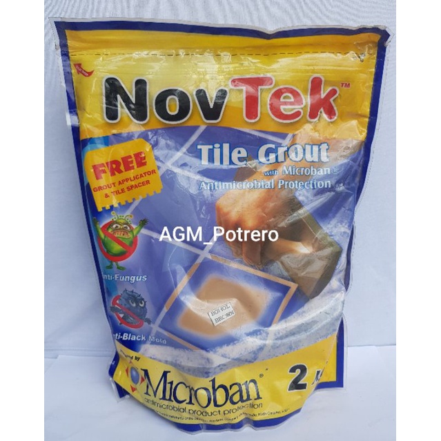 NOVTEK TILE GROUT BOHOL BROWN ( 2 kg PER PACK ) | Shopee Philippines