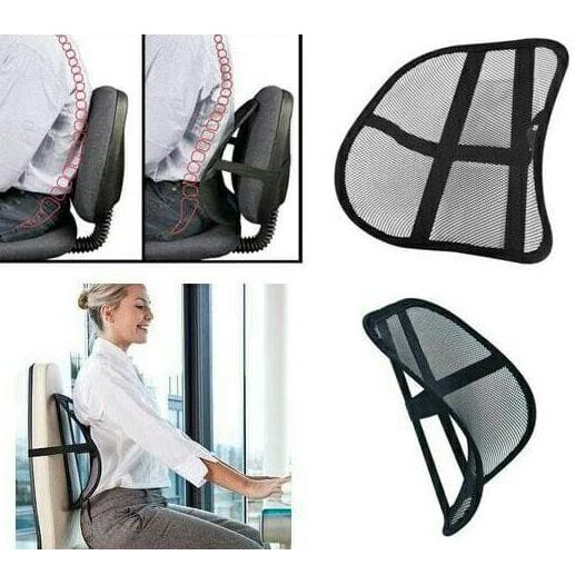 Mesh Back Support / Car Seat Backrest / Work Chair | Shopee Philippines