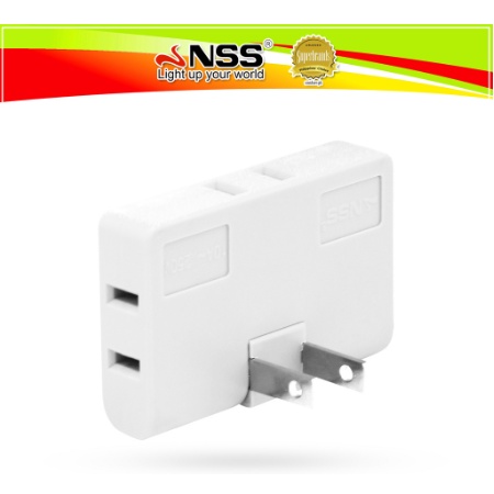 NSS Outlet Extension Power Adapter Socket Three Plug Extension Adaptor ...
