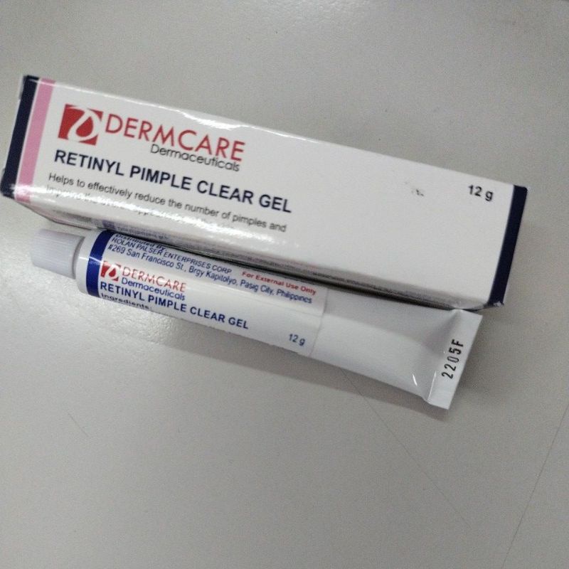 100% Authentic Dermcare Dermaceuticals Retinyl Pimple Clear Gel 12grams ...