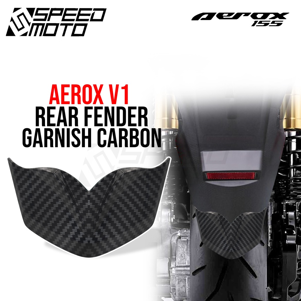 AEROX V1 REAR FENDER GARNISH Z-5432/CARBON COVER FOR YAMAHA AEROX 155 ...