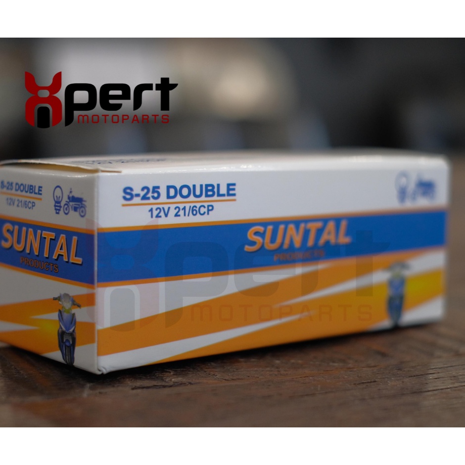 SUNTAL S-25 DOUBLE TAIL LIGHT BULB 12V 21/6CP (Per Piece) | Shopee ...