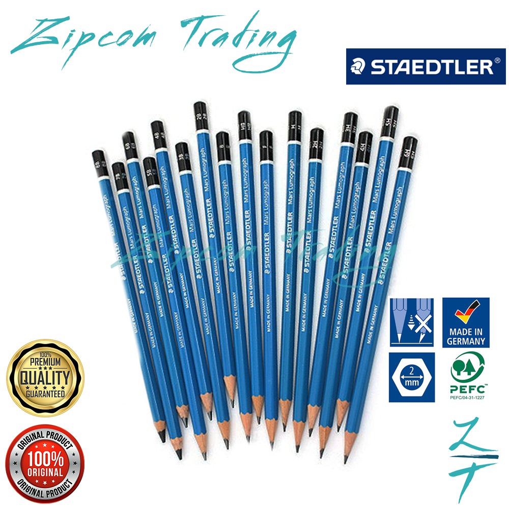STAEDTLER Mars Lumograph Pencils Set Box (12s & 24s) | Shopee Philippines