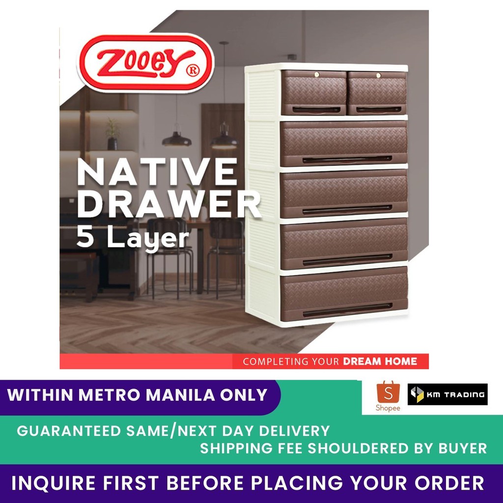 Zooey Native Rattan Drawers/Cabinet (Metro Manila only SF C/O Buyer ...
