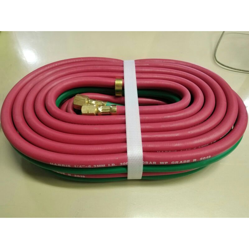 Harris Acetylene Twin Hose (Oxy-Ace) 1/4" X 20ft (6 meters) | Shopee ...