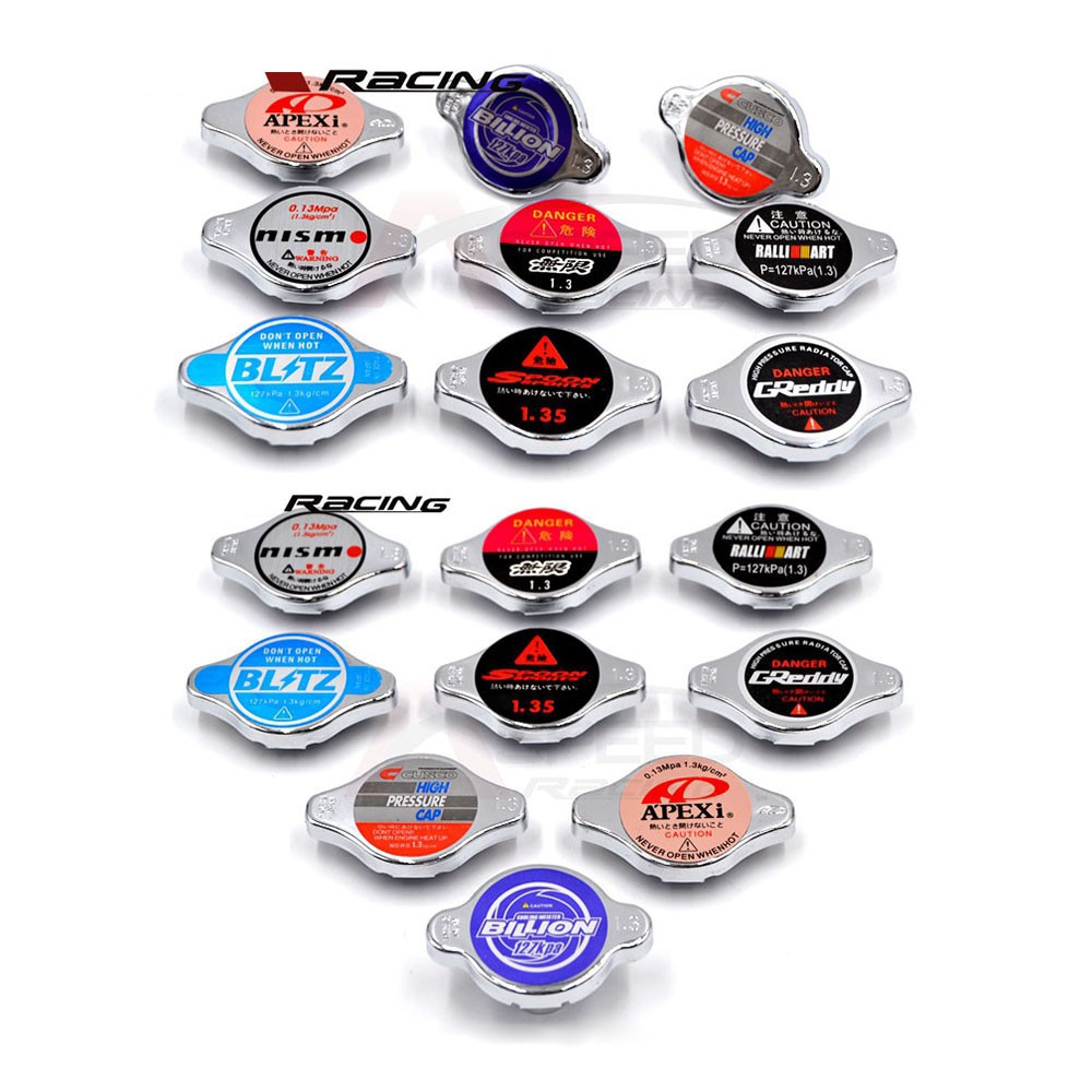 Universal Car Racing Radiator Cover Cap 1.3 Bar Large Head Small Head ...