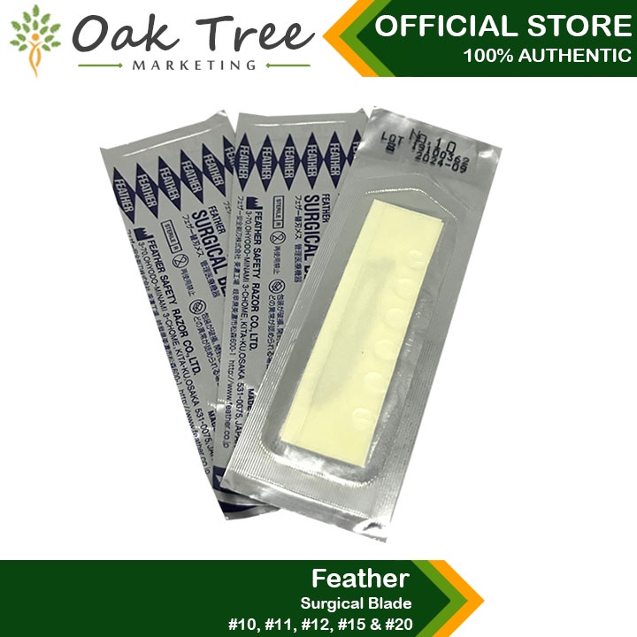 Feather Surgical Blade Stainless Steel by 5’s | Shopee Philippines