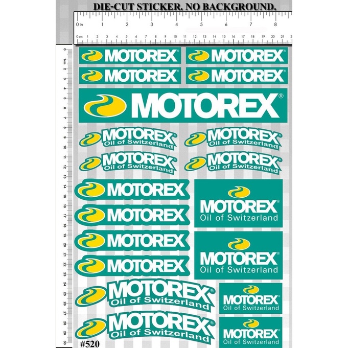 MOTOREX Die-Cut Sticker Decal Funny JDM Racing Motogp Motor Oil Auto ...