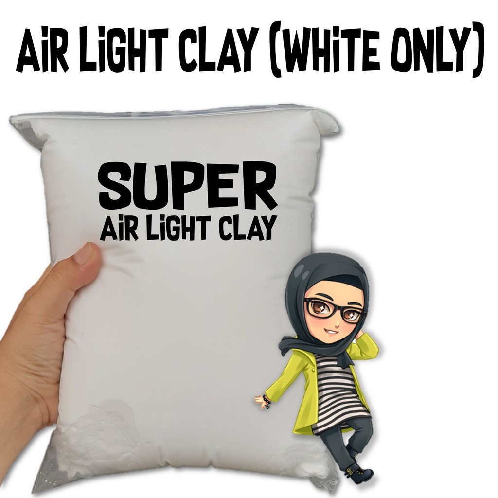 SUPER SOFT WHITE AIR DRY CLAY (480G-500G AVERAGE ) - FOR MAKE BUTTER ...