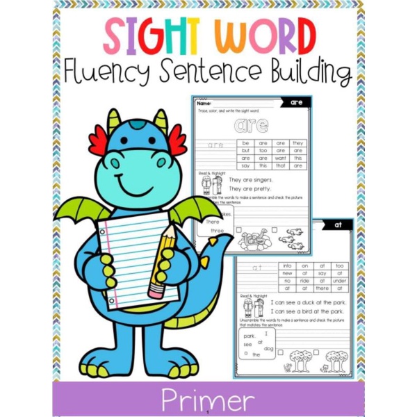 SIGHT WORD FLUENCY SENTENCE BUILDING 50 PAGES | Shopee Philippines
