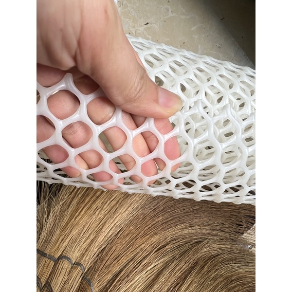 White plastic net - 1 meter, livestock floor net, plastic net to ...