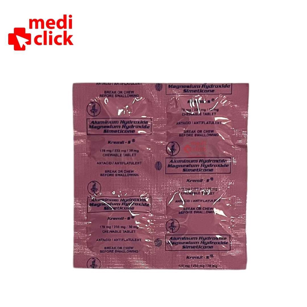 Kremil-S Chewable - 8 TABLETS | Shopee Philippines