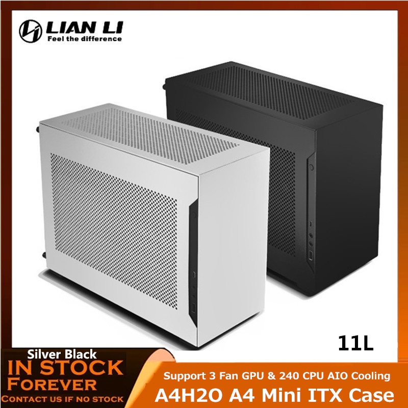 Lian Li A4H2O A4 Mini ITX Computer Case PCIe 4.0 11L Support 3 Fan GPU ...