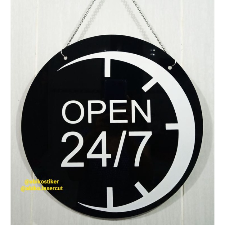 24-hour Open ACRYLIC SIGN BOARD - 24-hour Open ACRYLIC SIGN BOARD ...