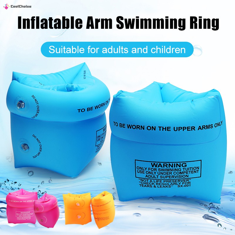 Arm Floaties Inflatable Swim Arm Bands Floater Sleeves Swimming Rings ...