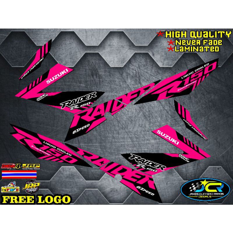 RAIDER 150 FI TRINITY Stock Decals Stickers | Shopee Philippines