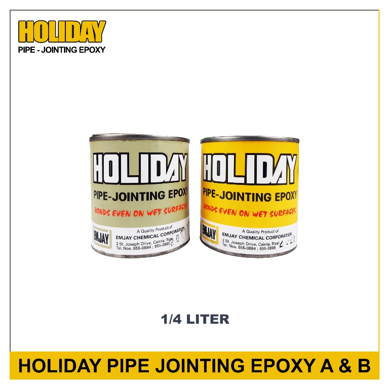 Holiday Pipe PVC Jointing Epoxy Component A & B Set 1L / 1/2L / 1/4L ...