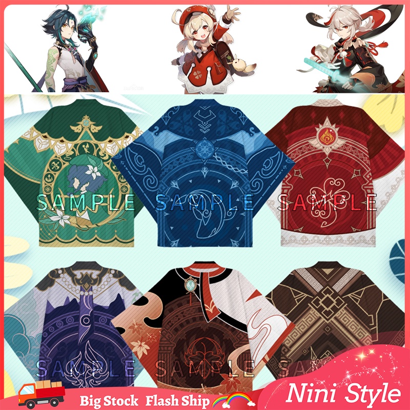 Genshin Impact Hu Tao Keqing Razor Diluc Morax Zhongli Xiao Cosplay ...