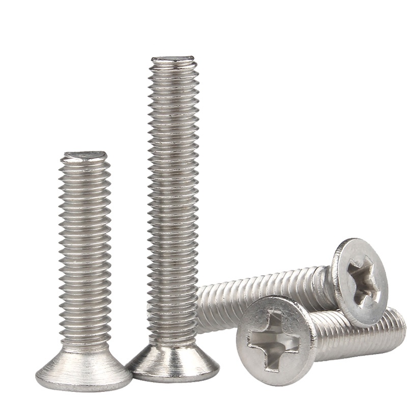 Flat head bolt [XZM-Y] Flat Head / JF Machine Screw M3/M4/M5 (Stainless ...
