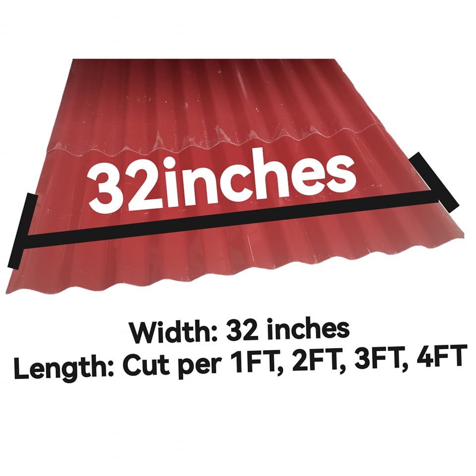 Corrugated Sheet Yero Roofing "Gauge 26" APO gauge 24 Cut Per 1 to 4 ...