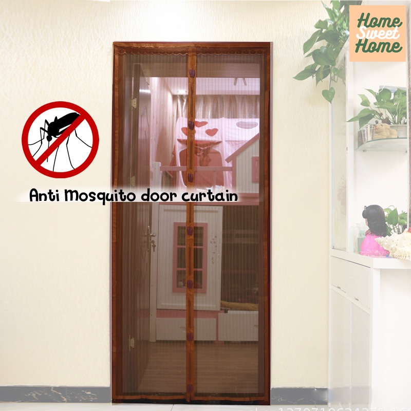 New 210*90CM Magnetic Screen Door Curtain Anti-Mosquito Net Fly Insect ...