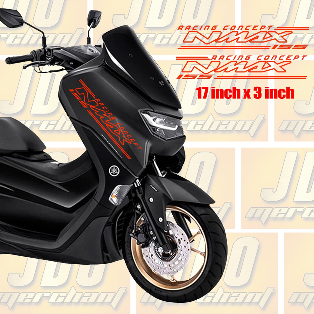 Nmax Racing Concept Stickers v1 v2 version decal 2pc | Shopee Philippines