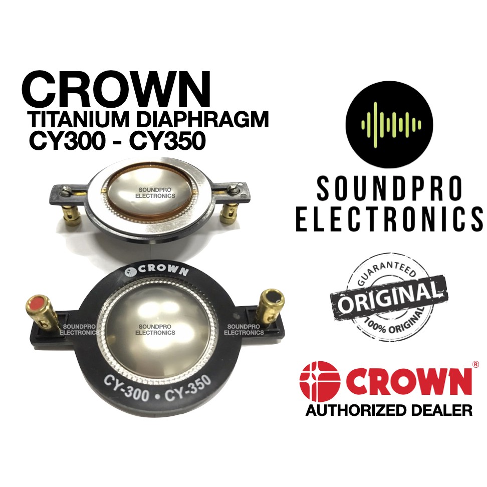 CROWN Titanium Diaphragm CY300-CY350 (orig) | Shopee Philippines