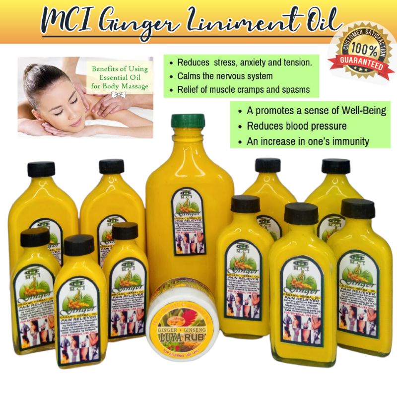 MCI Ginger Liniment Oil (Package) | Shopee Philippines