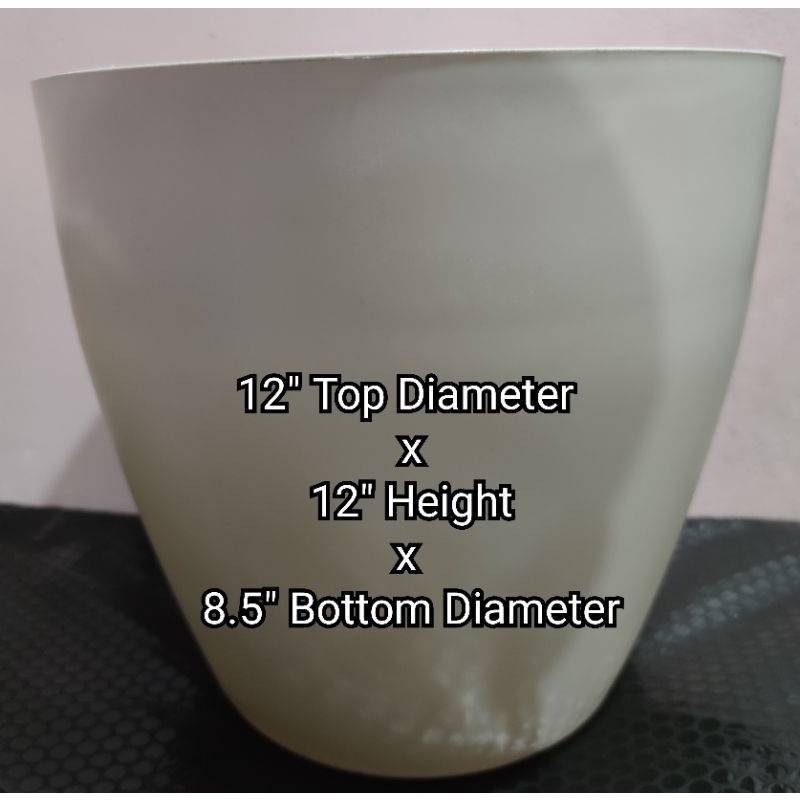Extra Large White High Class Pot, Yayamanin Pot, Sand pot, Pearlwave ...