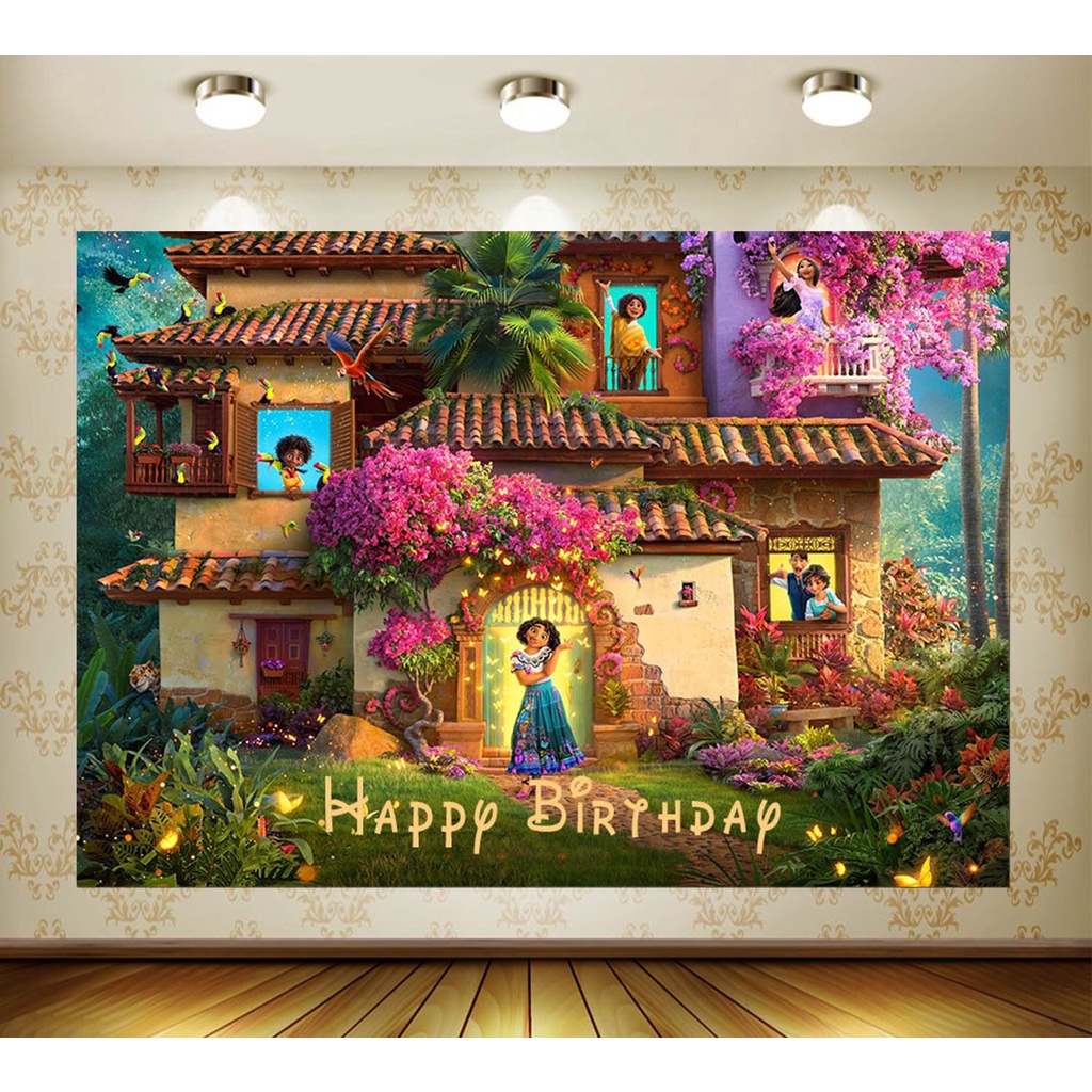 Disney Encanto Mirabel Theme Birthday Party Backdrop Decor Photo ...