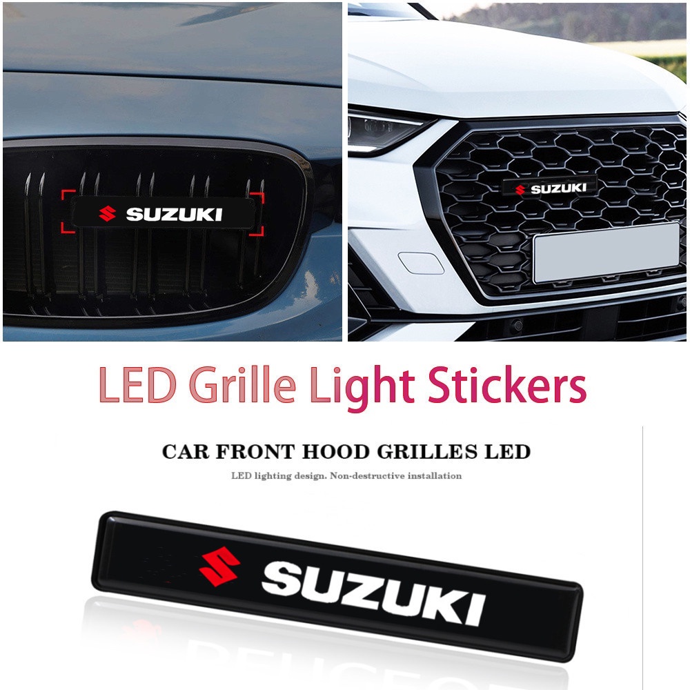 Suzuki Car Front Hood Grille Logo LED Logo Badge Decorative Light for ...