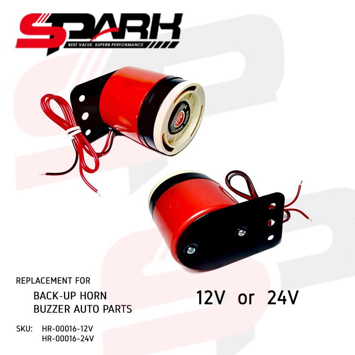 Back-Up Buzzer Tone Horn Backup Horn Pitpit Horn 12V or 24V | Shopee ...