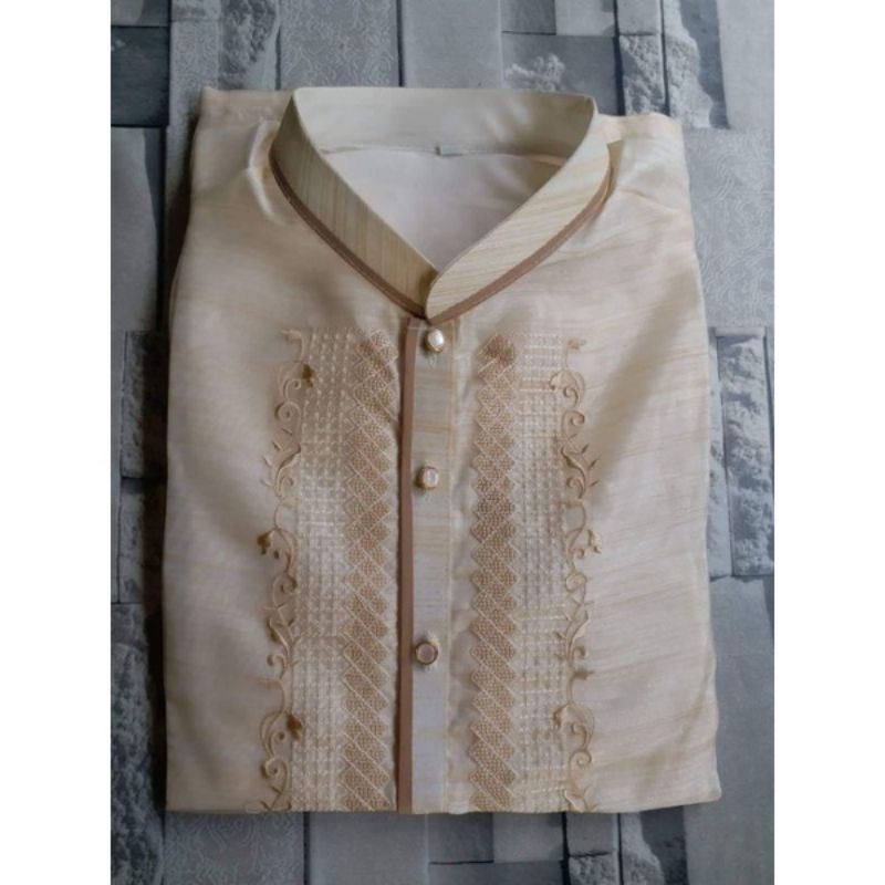 Barong Tagalog with linning popping style(assorted design) | Shopee ...