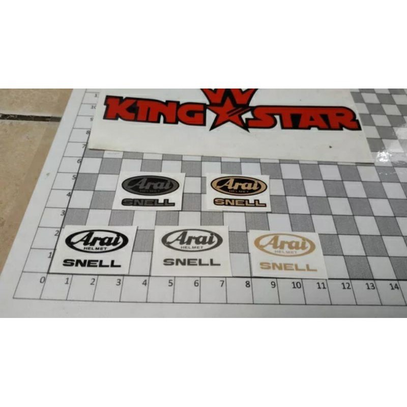 Transparent SNELL ARAI Sticker | Shopee Philippines