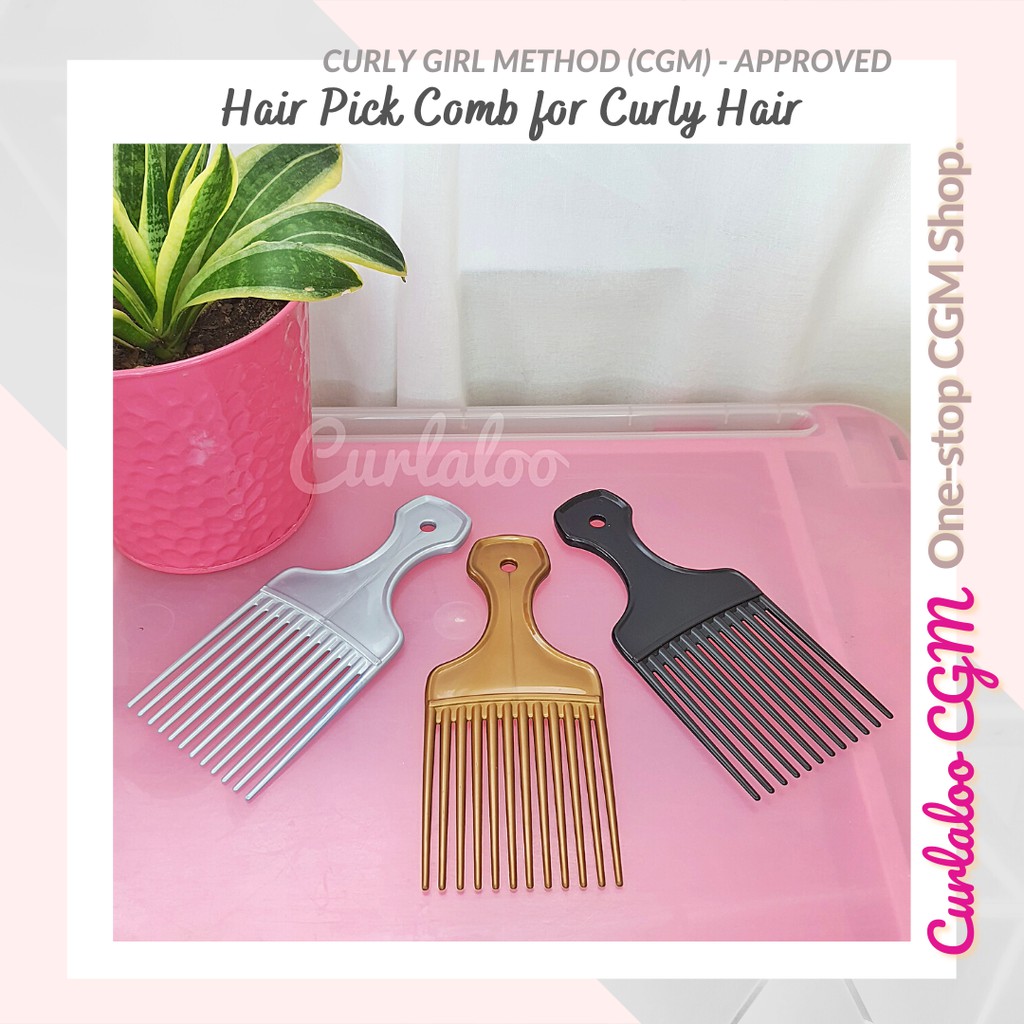 Curlaloo CGM Shop - Hair Pick Comb for Curly Hair | Shopee Philippines