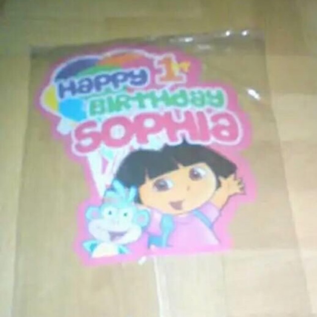 Dora theme cake topper | Shopee Philippines