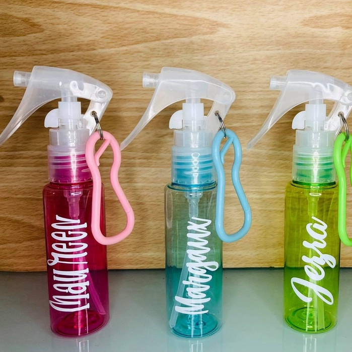 Personalized Alcohol Trigger Spray PET Bottle Sprayer with Keychain ...