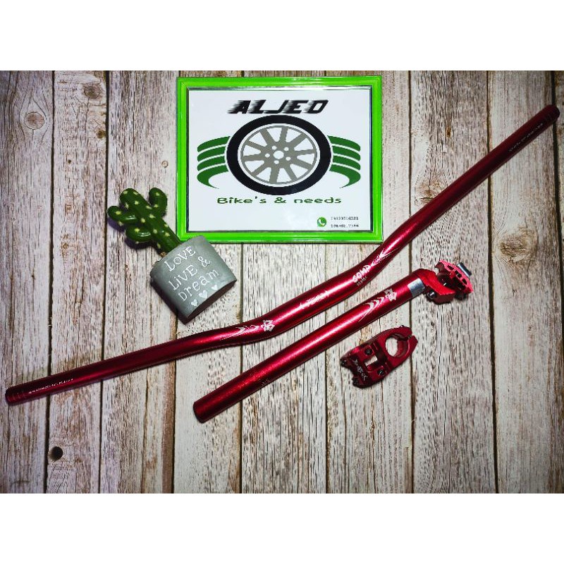 Wake Comp Cockpit Set (Handlebar, Seatpost And Short Stem) | Shopee ...