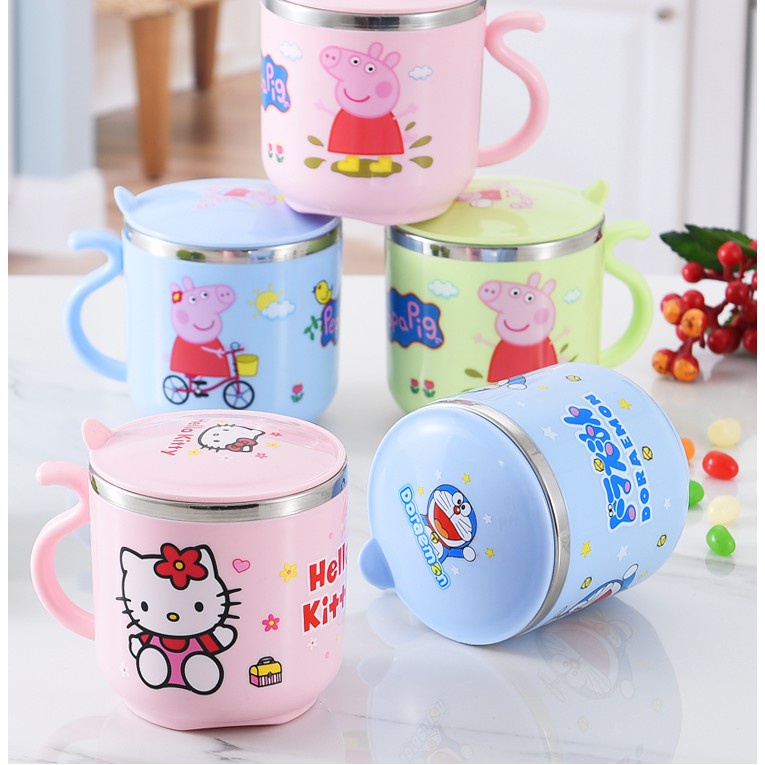 Minion Cup Kids Baby Milk Cup 304 Stainless Steel Cartoon Drink Water ...