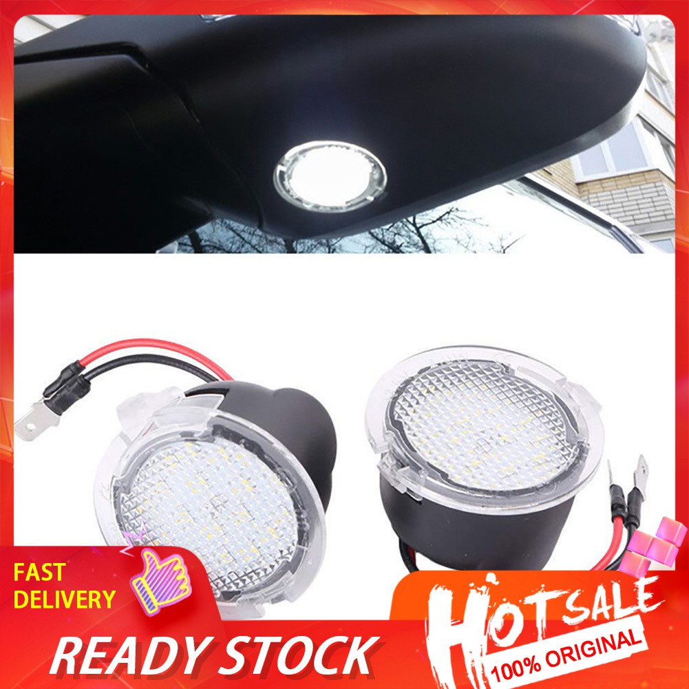 【Ready stock】2Pcs Car LED Side Mirror Puddle Light Lamp for Ford Fusion ...