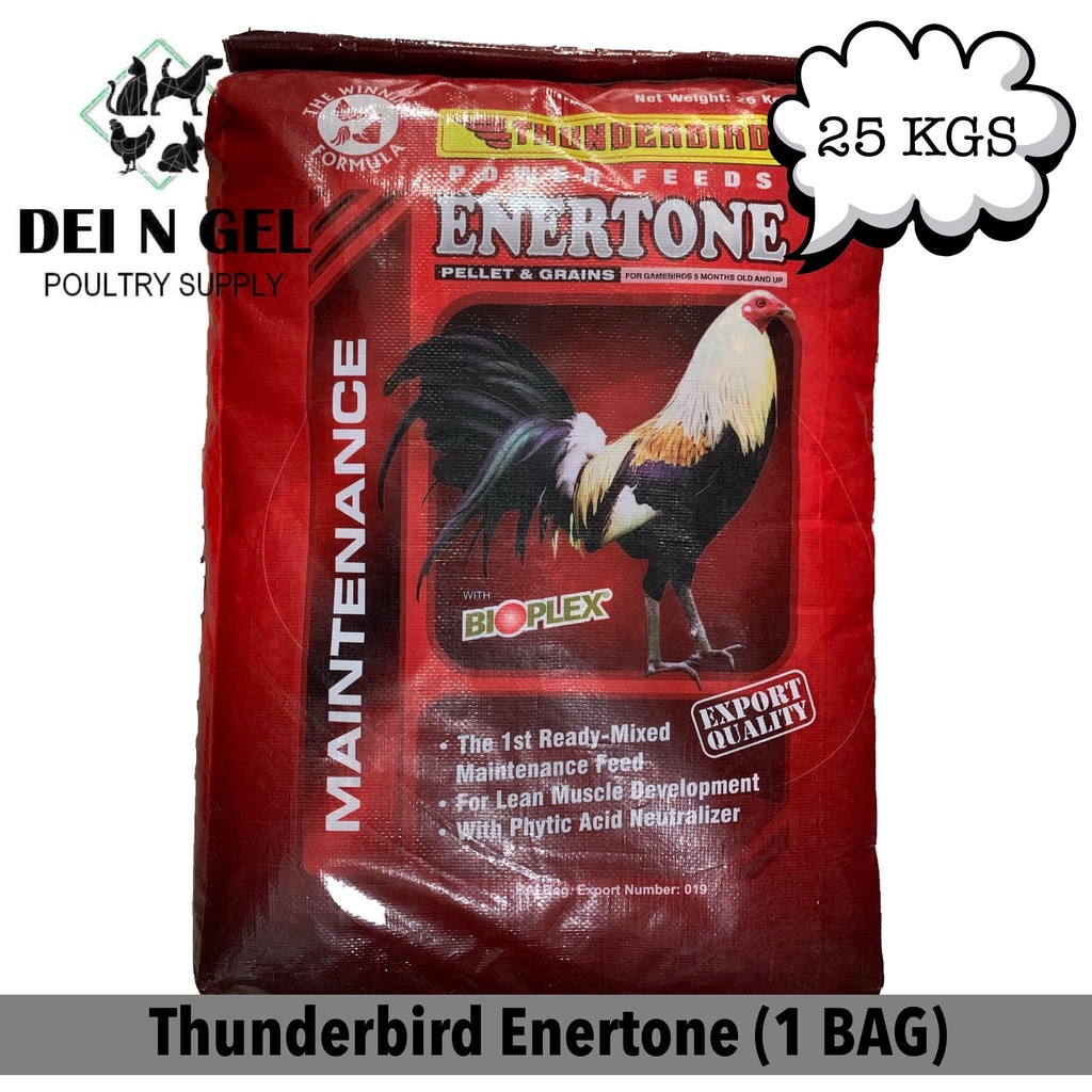 THUNDERBIRD ENERTONE (1 SAKO/25 KGS) | Shopee Philippines