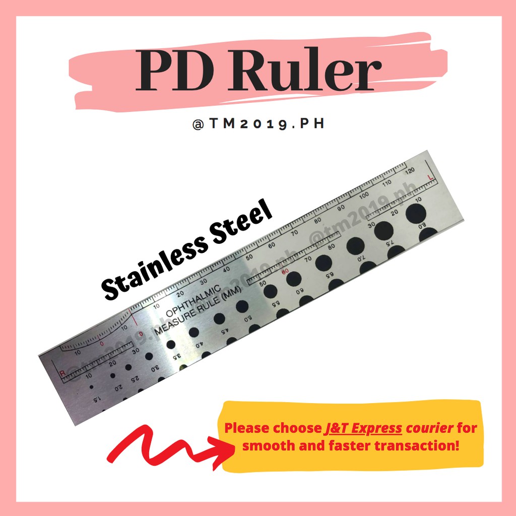 Pupillary Distance Ophthalmic PD Eye Ruler | Shopee Philippines