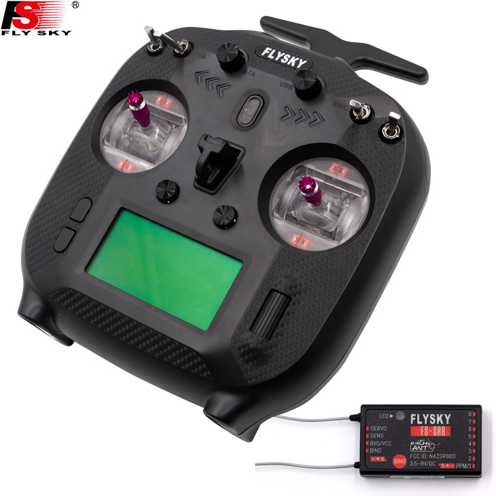 Flysky FS-ST8 2.4G 10CH ANT RGB Assistant 3.0 Radio Transmitter with FS ...