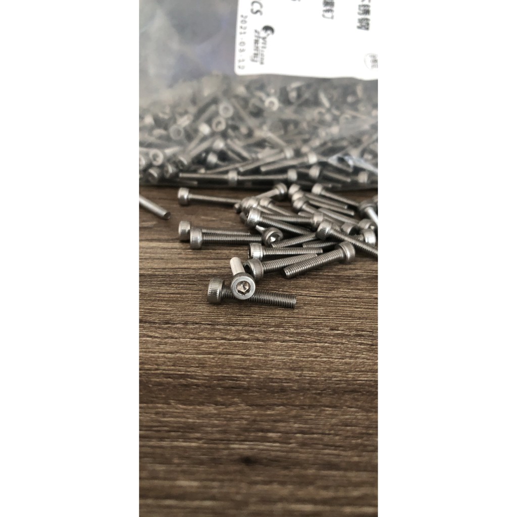 Heel bolts for submerged stainless steel head 304 M3 * 16 | Shopee ...