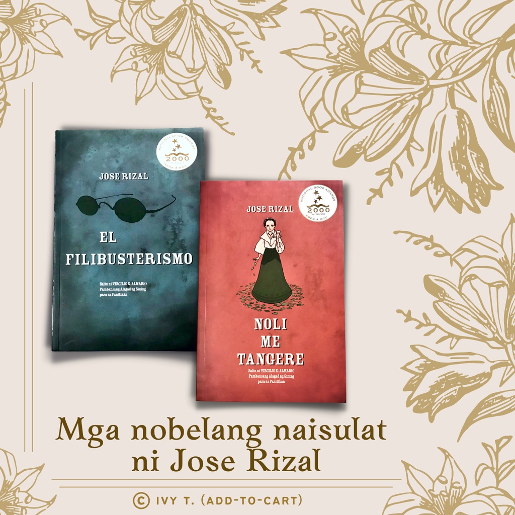 Noli Me Tangere at El Filibusterismo / Adarna House / Pure Novel ...