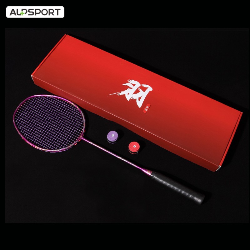 Alpsport Pf-Tfty 10u Max 35 Lbs Badminton Racket With Gift Box 100% ...