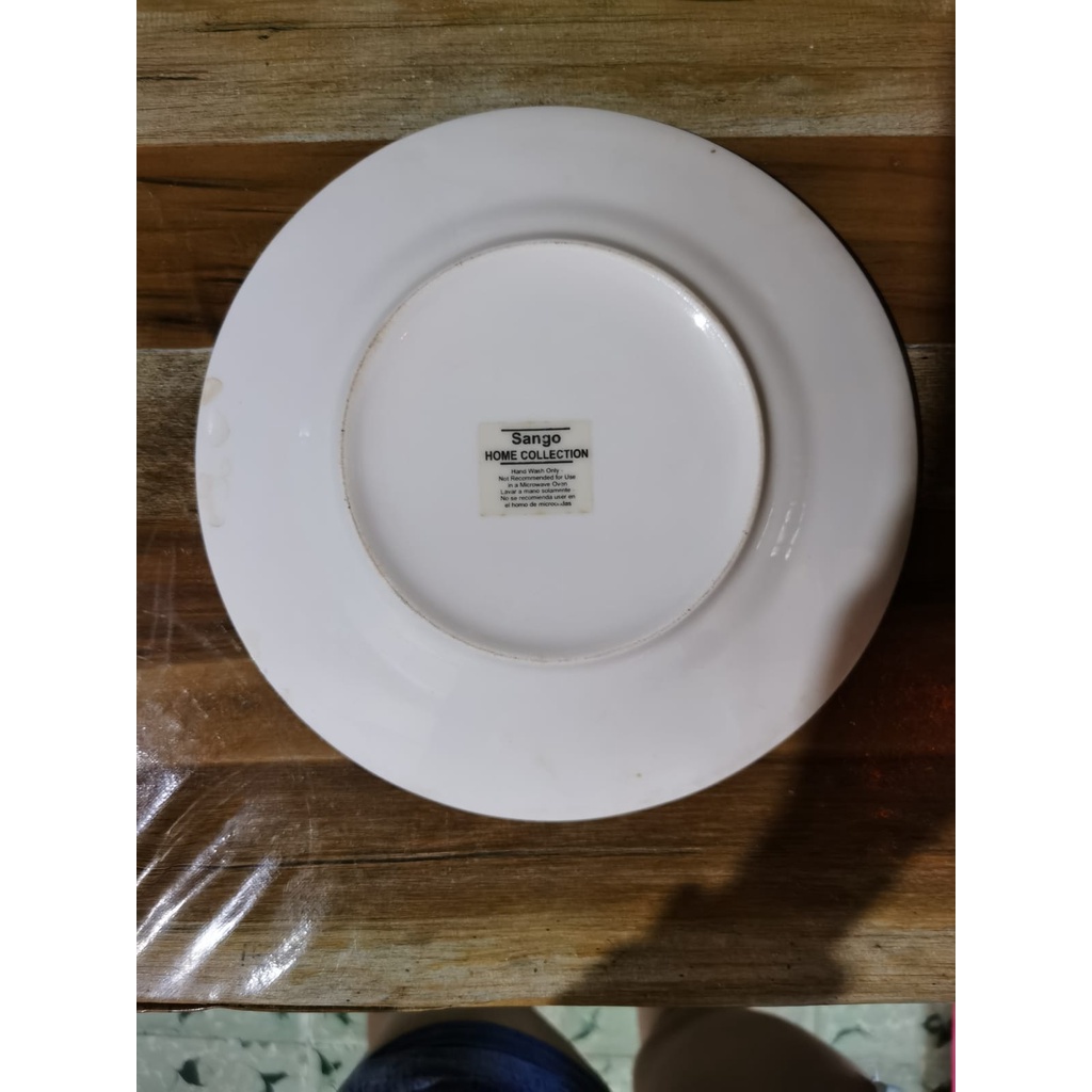 Sango Brand 22cm Porcelain Restaurant Hotel Plate | Shopee Philippines