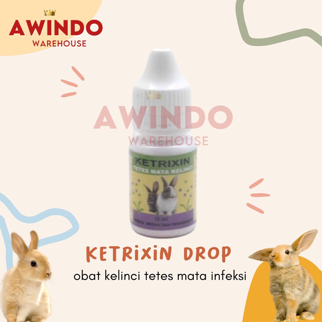 MATA KETRIXIN RABBIT - Irritated Beleken Infection Rabbit Eye Drops ...