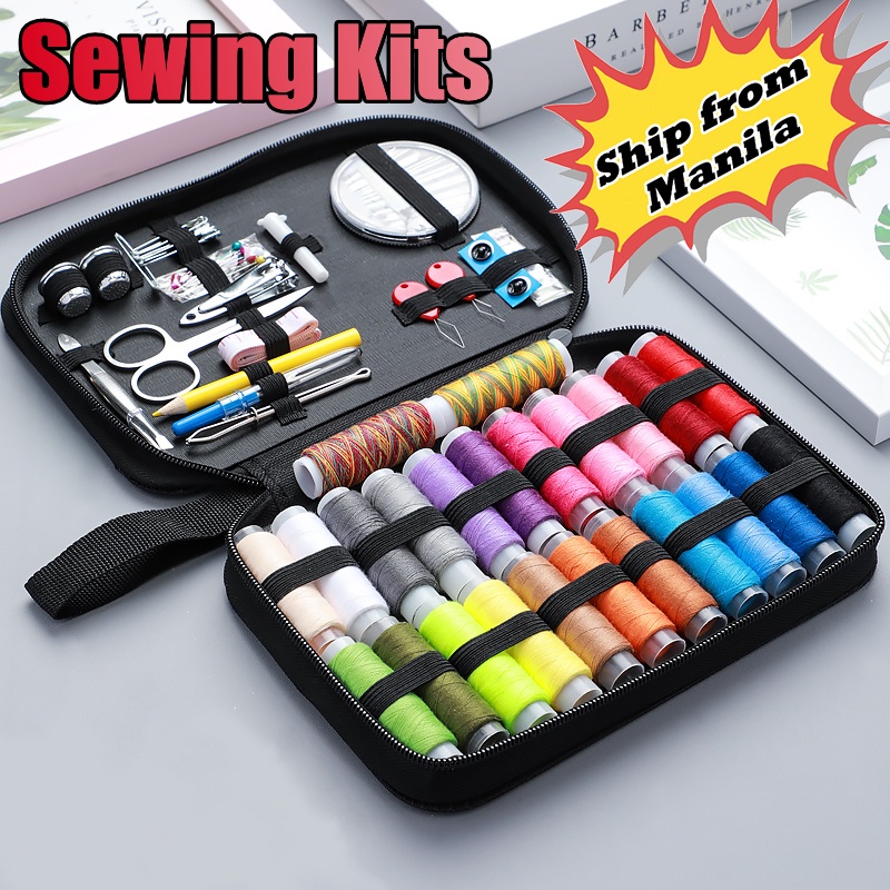 97/24pcs Sewing Kit with Case Sewing Supplies for Home Travel and ...