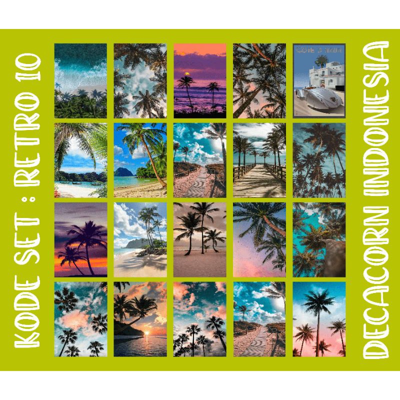 Retro Code 10 20PCS POSTER Design | Shopee Philippines
